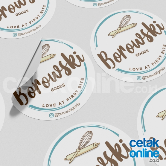 Stiker Cutting Vinil Transparan (Stiker Plastik Transparan) | cetakonline