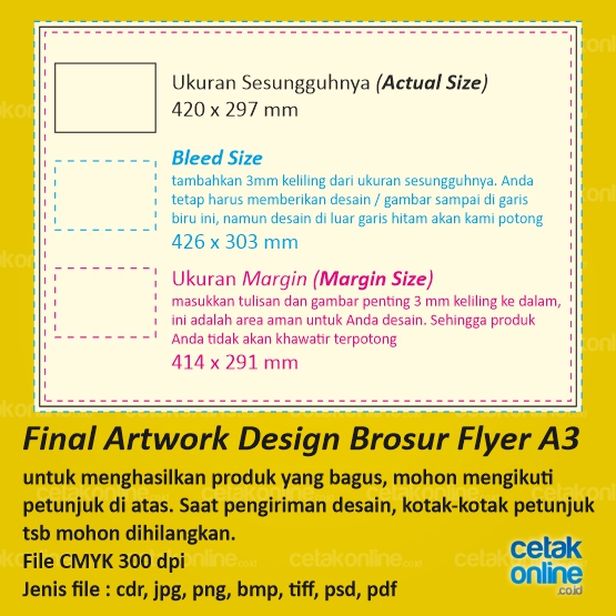 Brosur & Flayer Rim A3 AP150 | cetakonline
