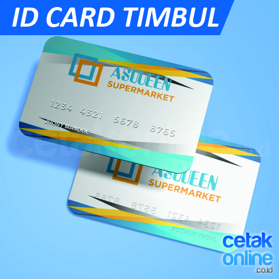 Kartu Member (Membership Card) Timbul Embos PVC | cetakonline
