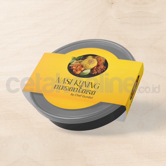 Sleeve Paperbelt Potong Persegi Ukuran 45x7,5 cm Stiker Kraft Coklat ...