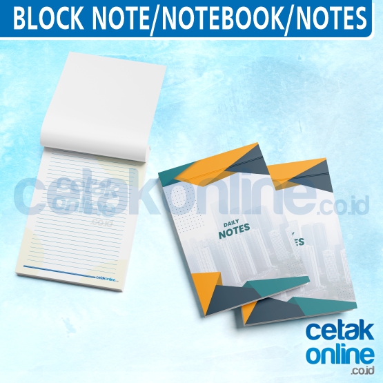 Notebook / Blocknotes / Notes A4 - isi 40 lembar - Full Color Warna ...
