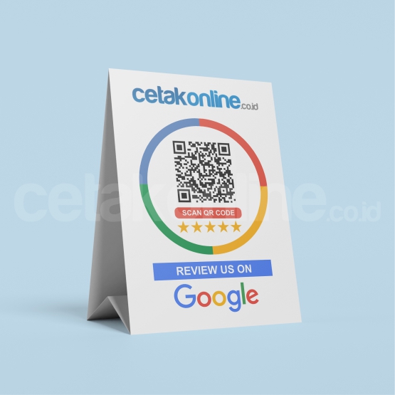 Tent Card Kertas 10 x 15 cm Landscape Art Carton 360 gsm | cetakonline