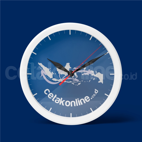 Jam Dinding Promosi Custom Diameter 27,5 cm | cetakonline