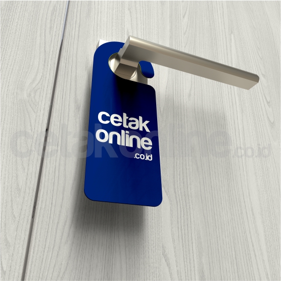Door Hanger Door Handle Sign 75 x 210 mm Art Carton 260 | cetakonline